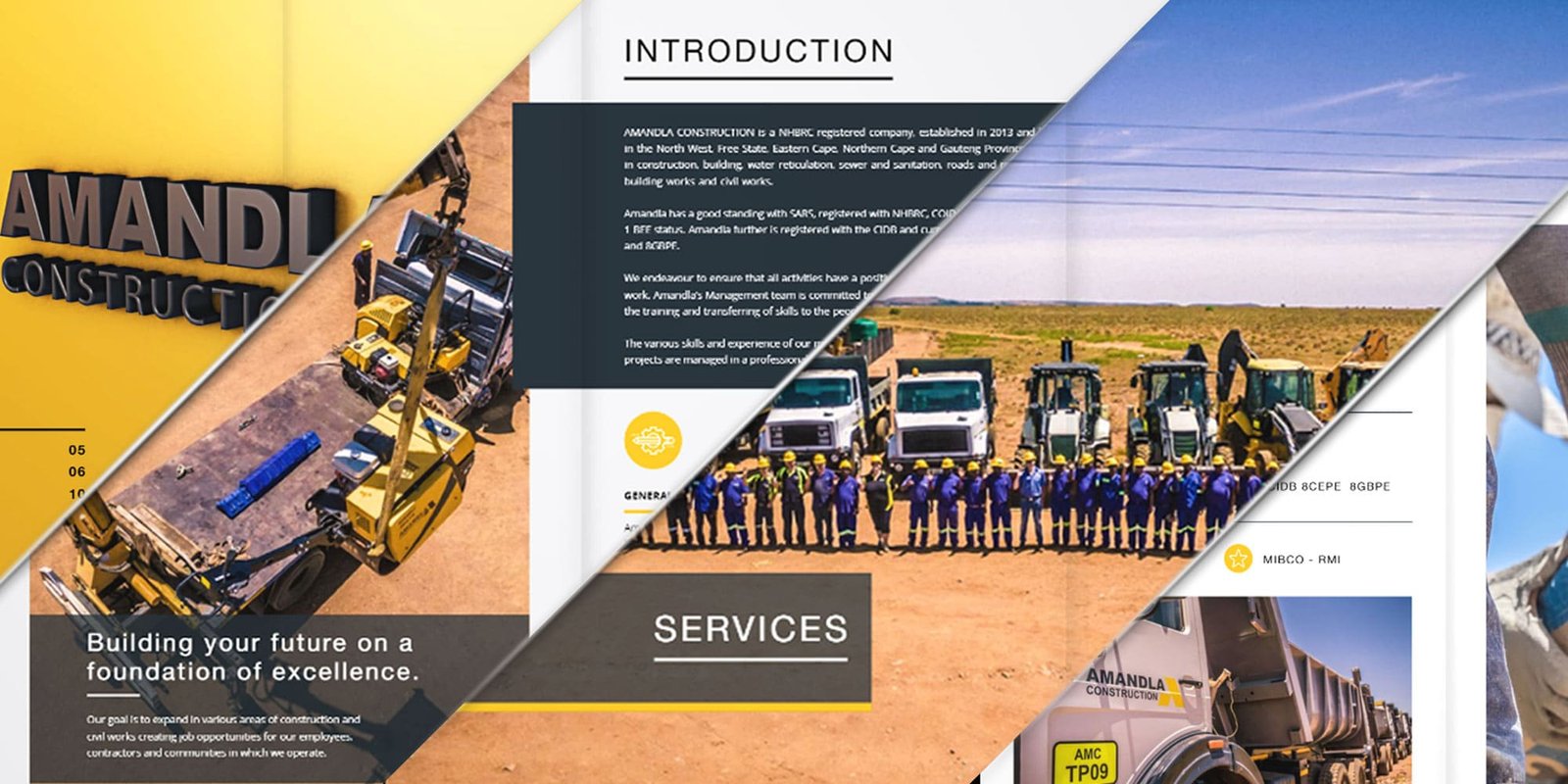 Amandla Construction - Website, Profile, 3D Logo and Photography ...