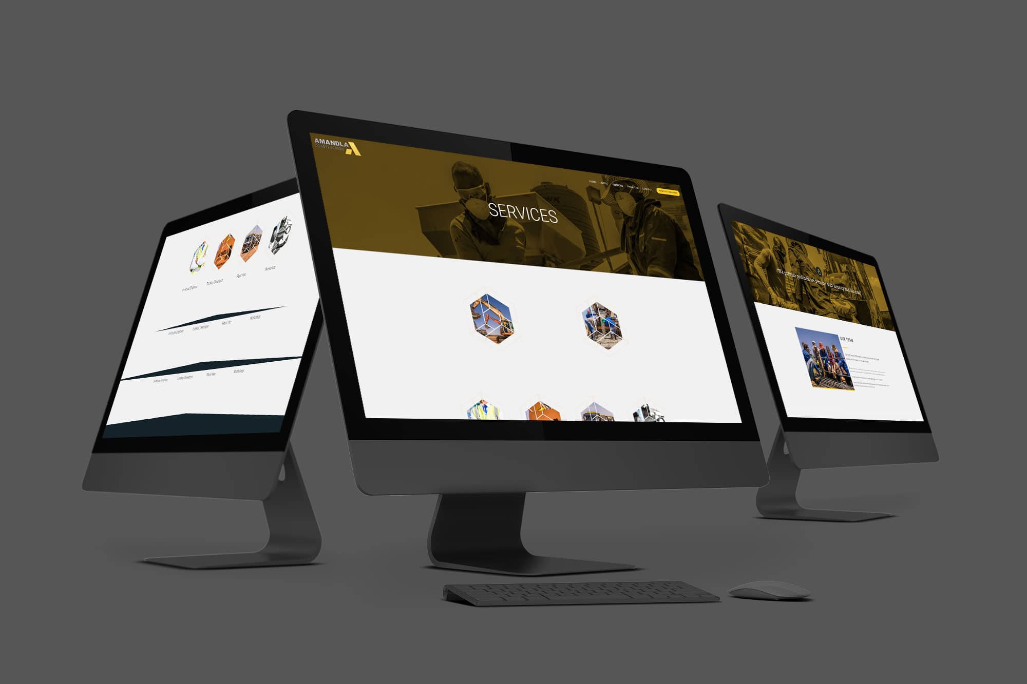 Amandla Construction - Enhanced Website - Solid Projects