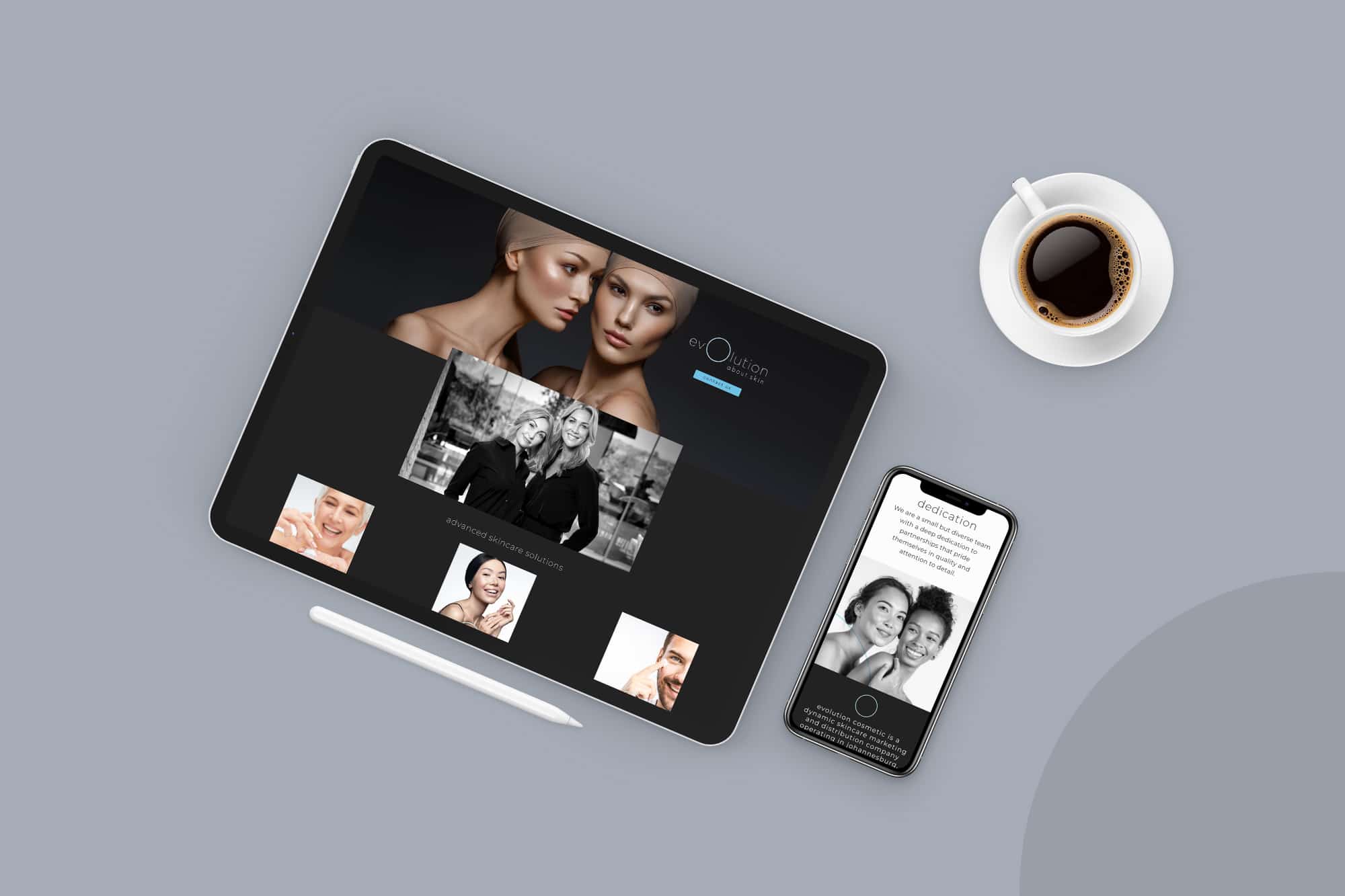 Evolution Cosmetic - eCommerce Website - Solid Projects