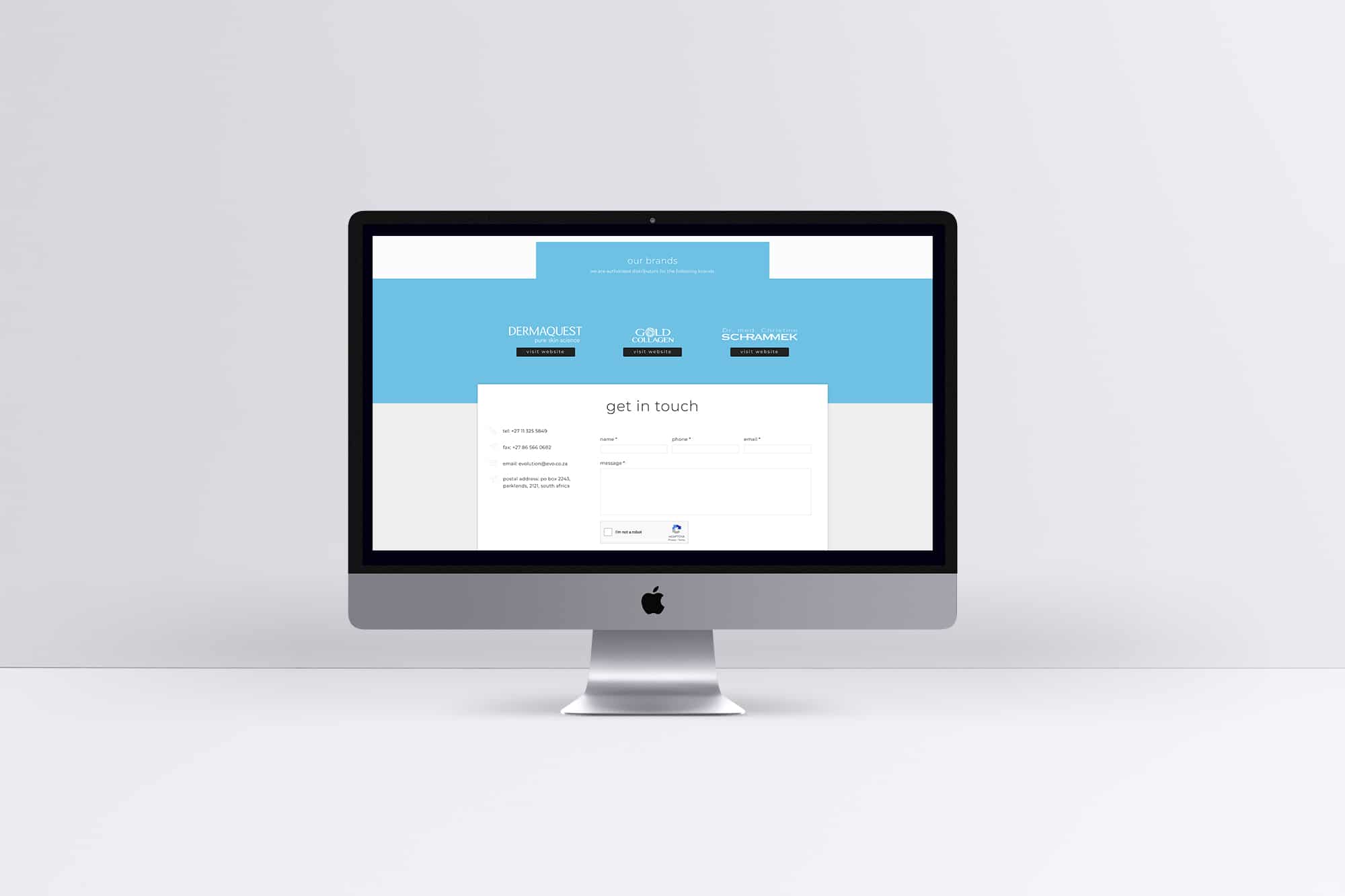 Evolution Cosmetic - eCommerce Website - Solid Projects