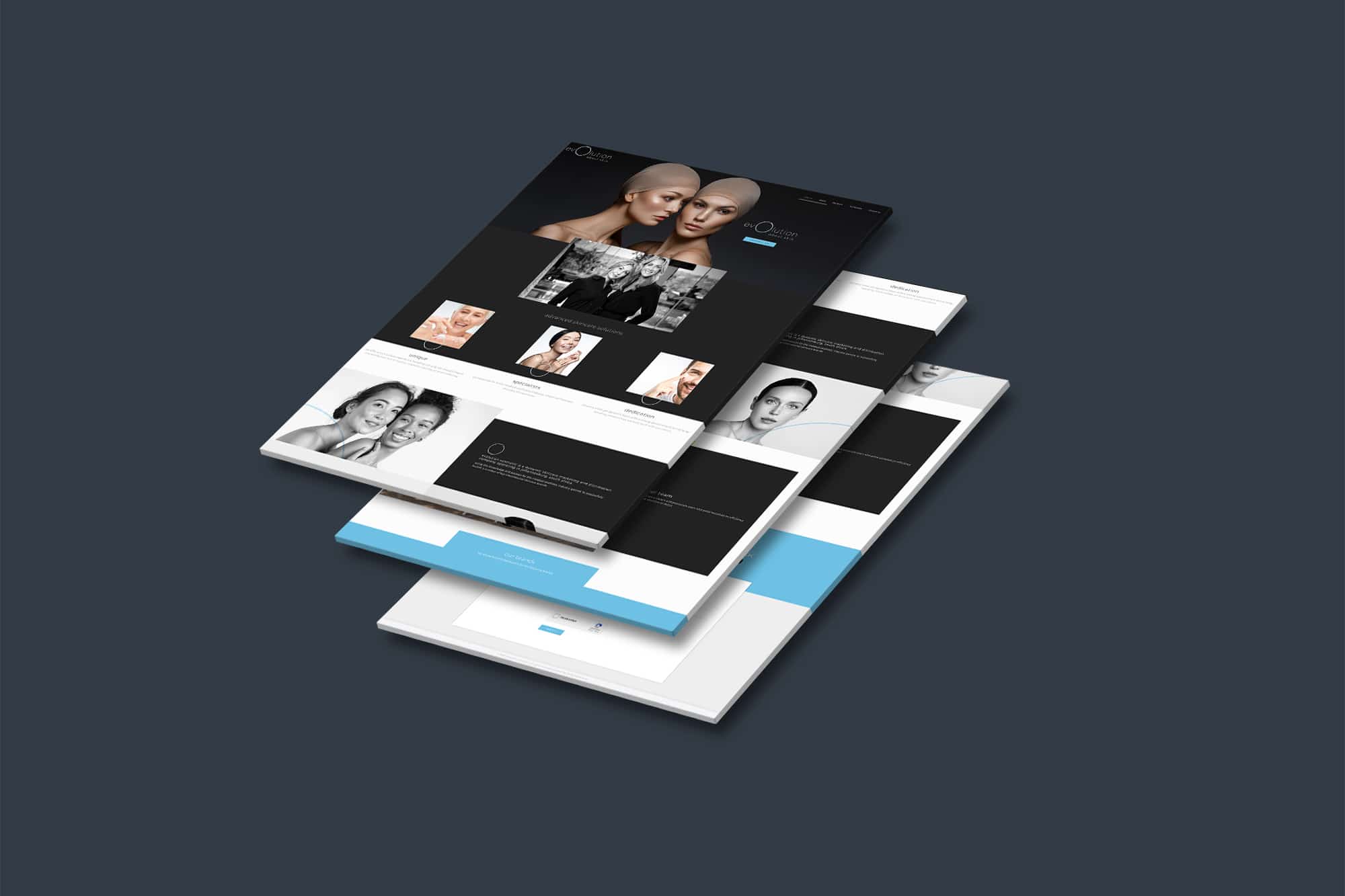 Evolution Cosmetic - eCommerce Website - Solid Projects