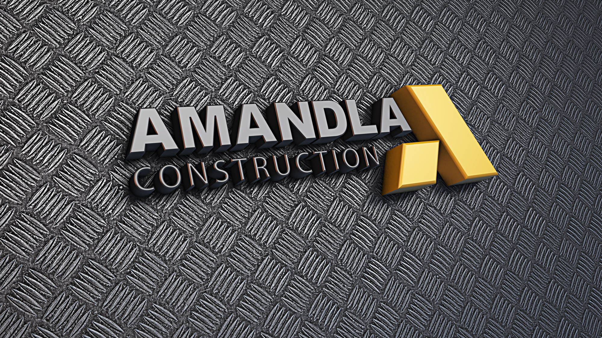 Amandla Construction - 3D Logo - Solid Projects
