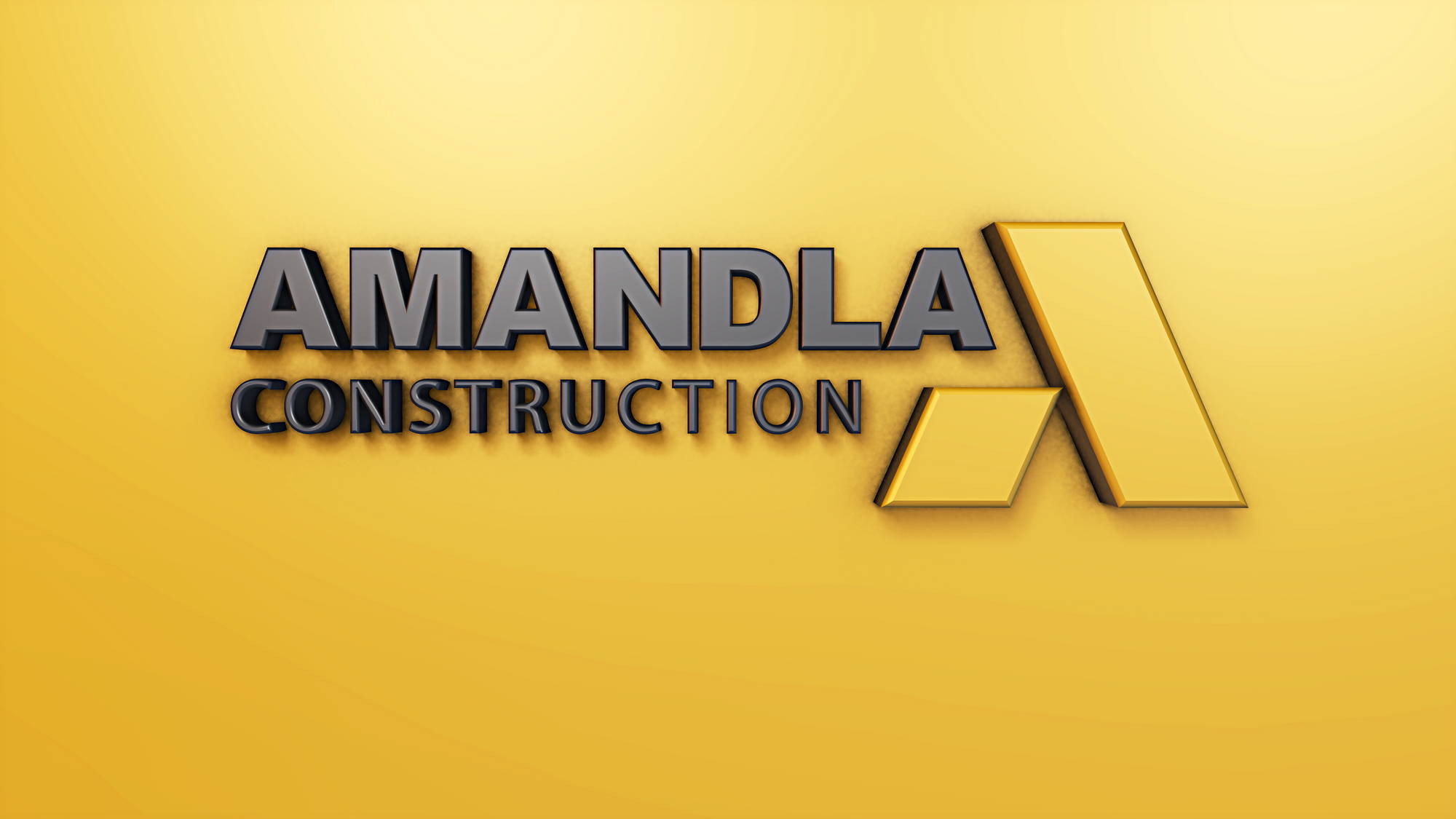 Amandla Construction - 3D Logo - Solid Projects