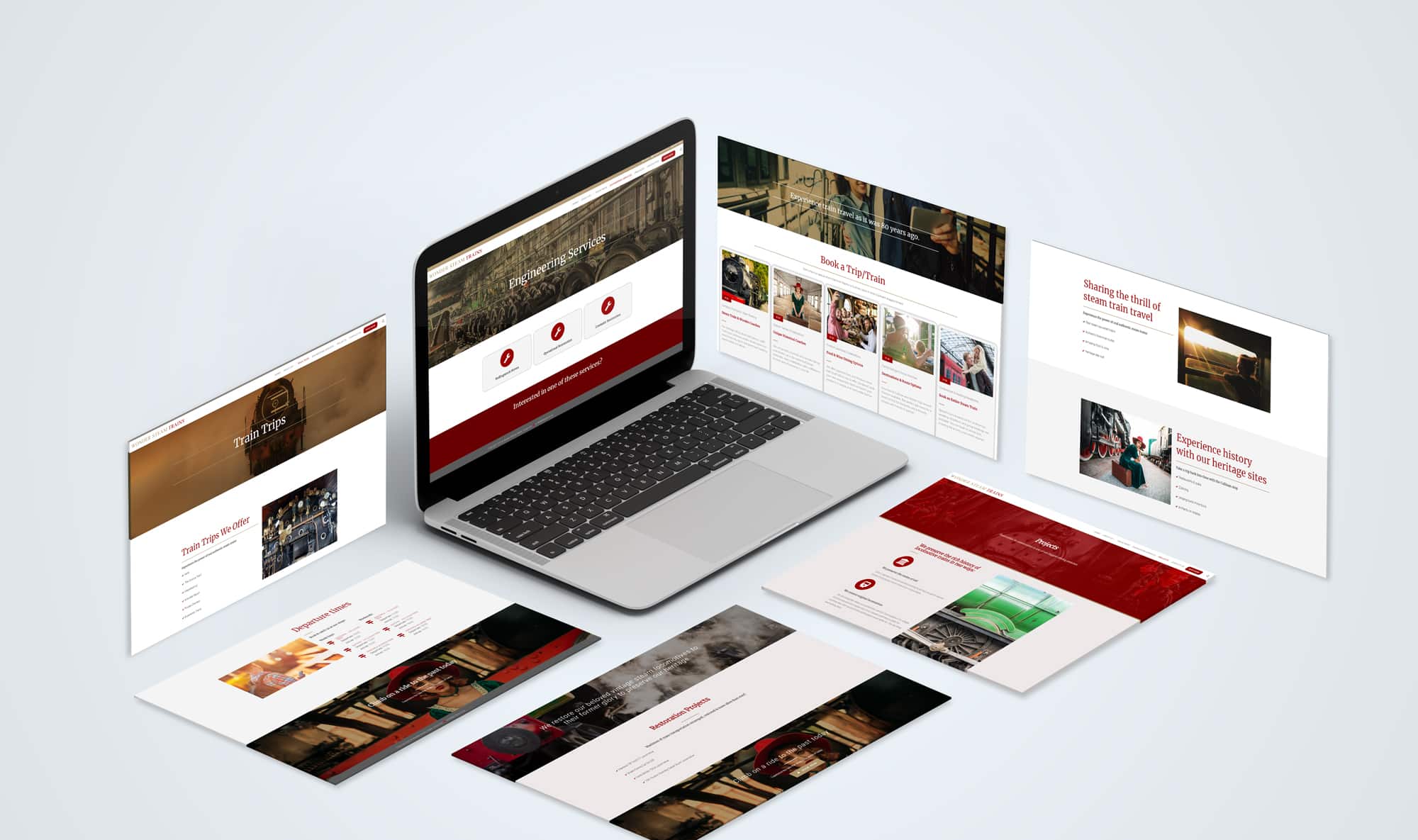 Wonder Steam Trains - Enhanced Website - Solid Projects