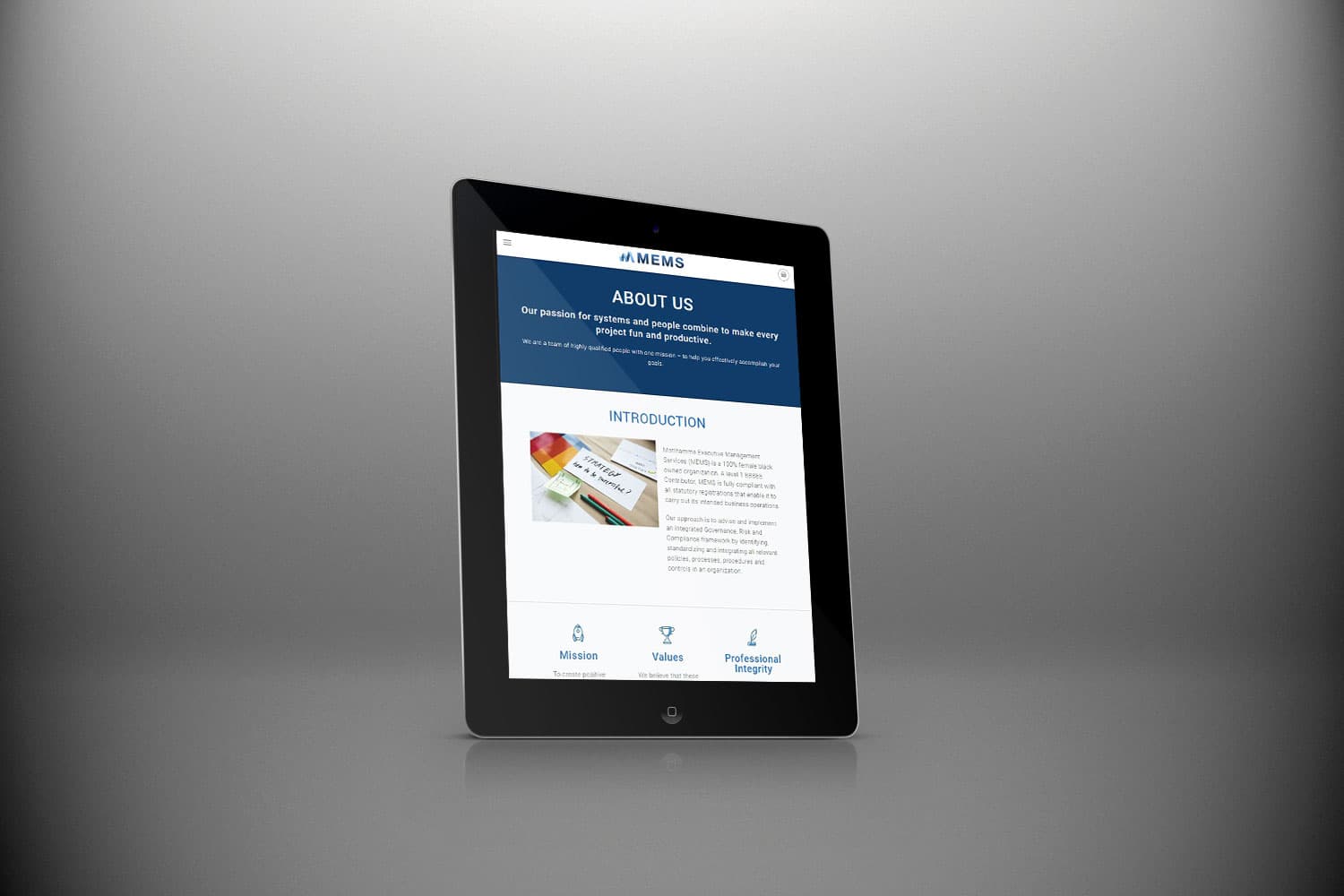 MEMS - Enhanced Website - Solid Projects