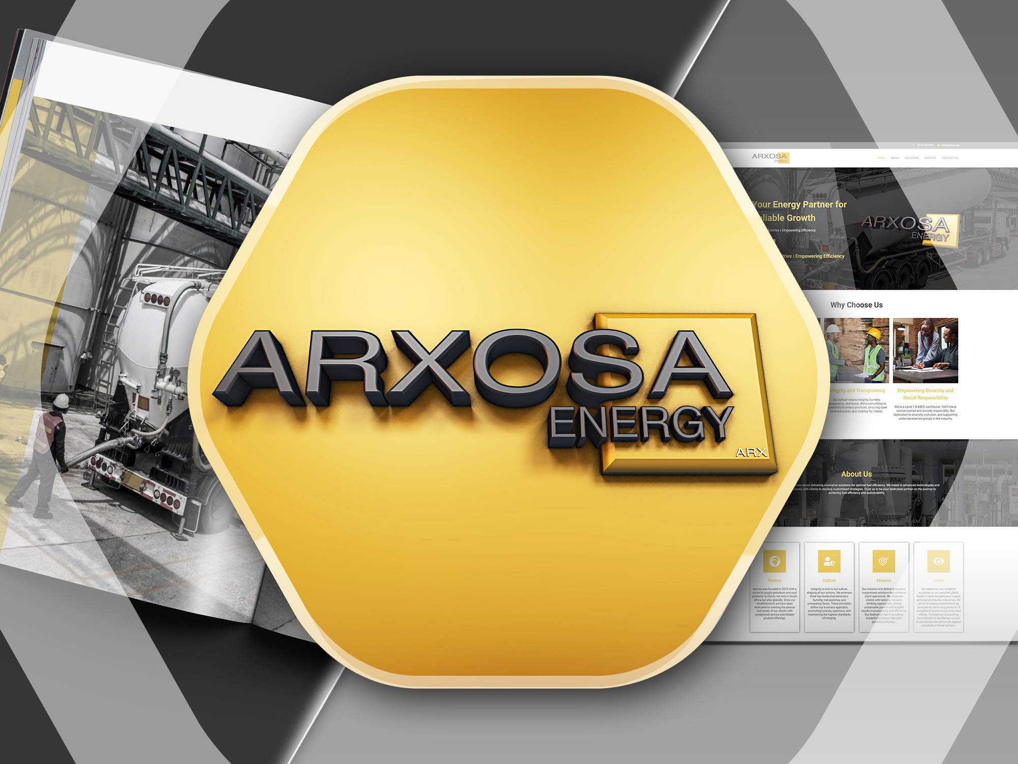 Arxosa - Website, 3D Logo and Company Profile - Solid Projects