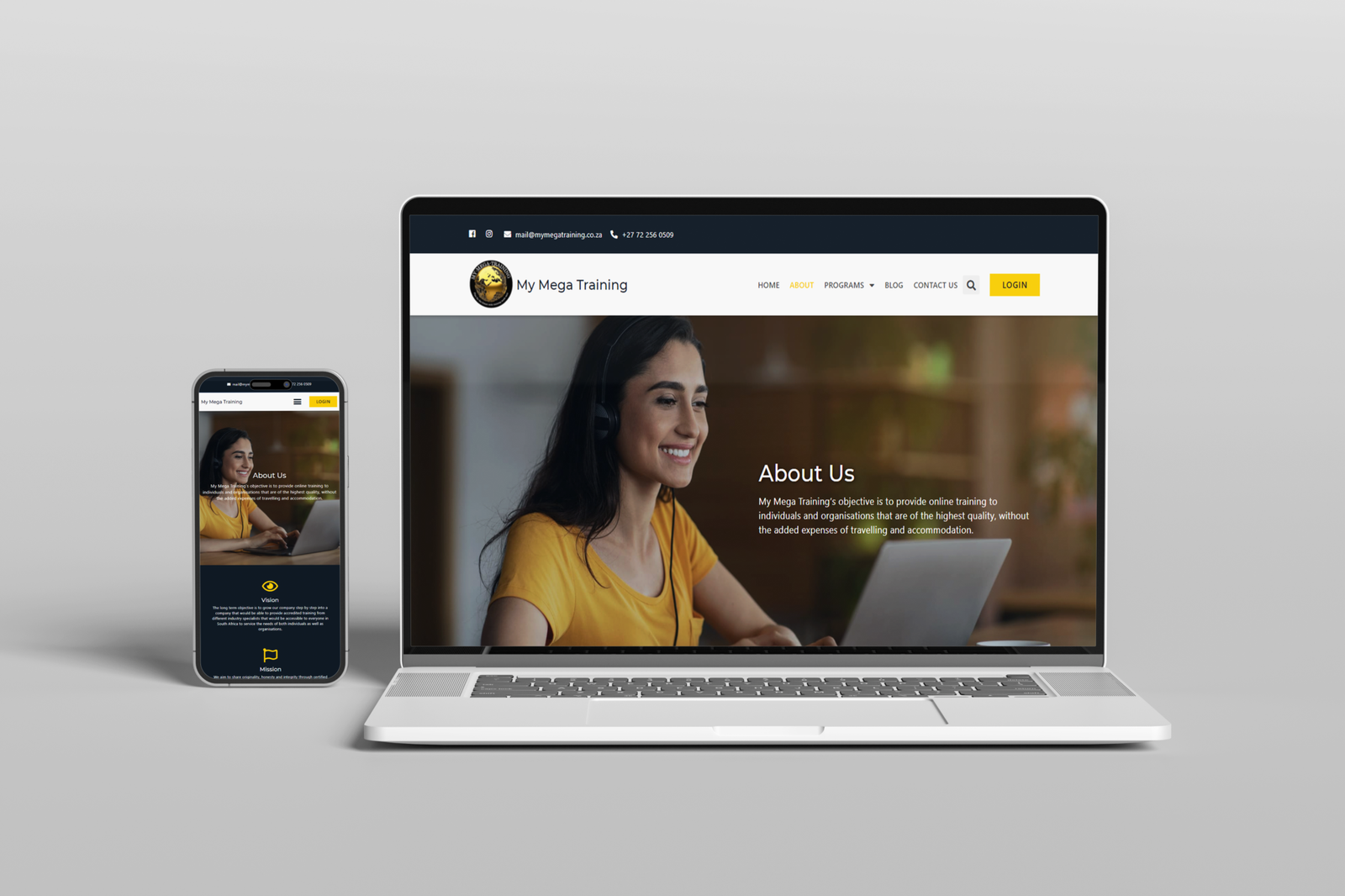 My Mega Training - Enhanced Website - Solid Projects